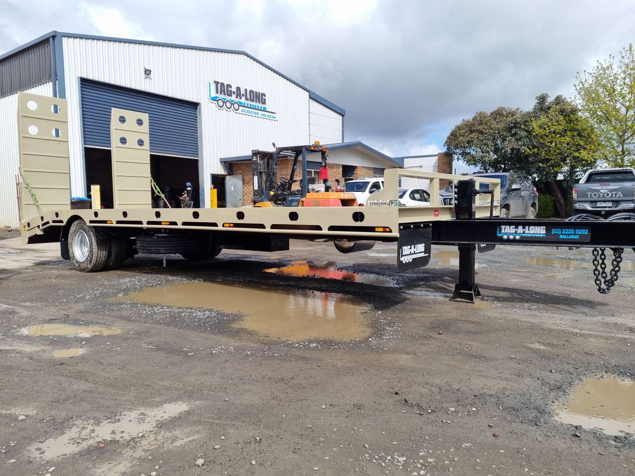 2023 Tag-a-long Single Axle Flat Deck In Victoria Tag Along Trailers ...