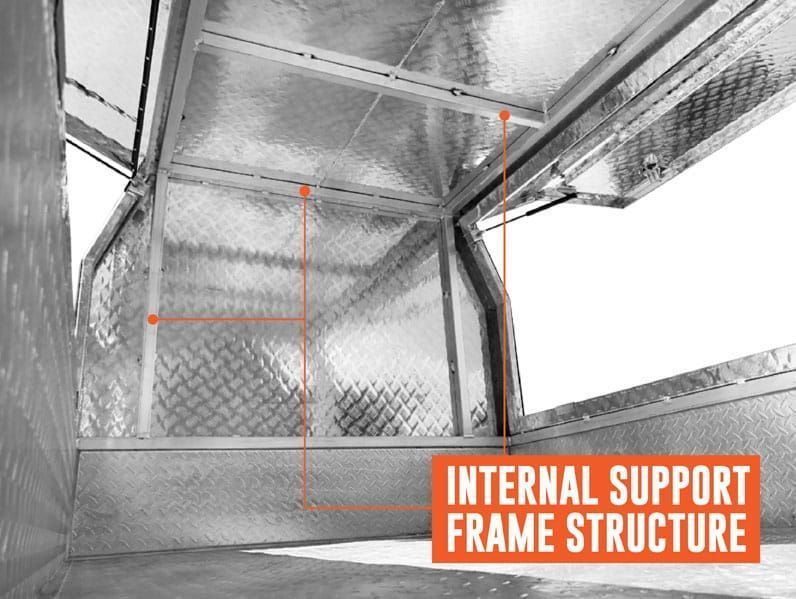 2025 Stonegate 7×5 Tradesman / Builders Trailer (aluminium Canopy) For ...