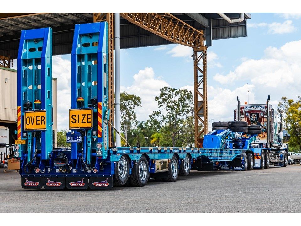 Drake Full Widener Hydraulic Widening Low Loader (3x4, 4x4 Tyre ...
