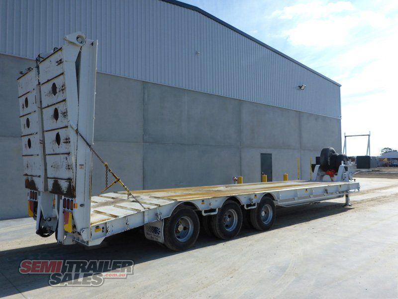 2011 Stoodley 43.5ft Tri Axle Float Low Loader With Bi-fold Ramps Low ...