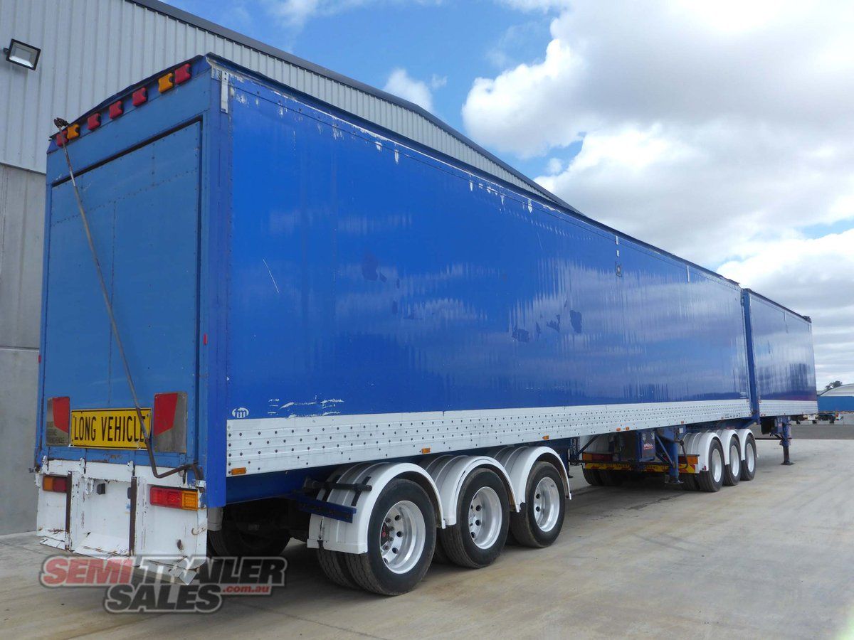 2008 Barker Chip Bin B Double Set Platform Tippers Tipper For Sale At ...