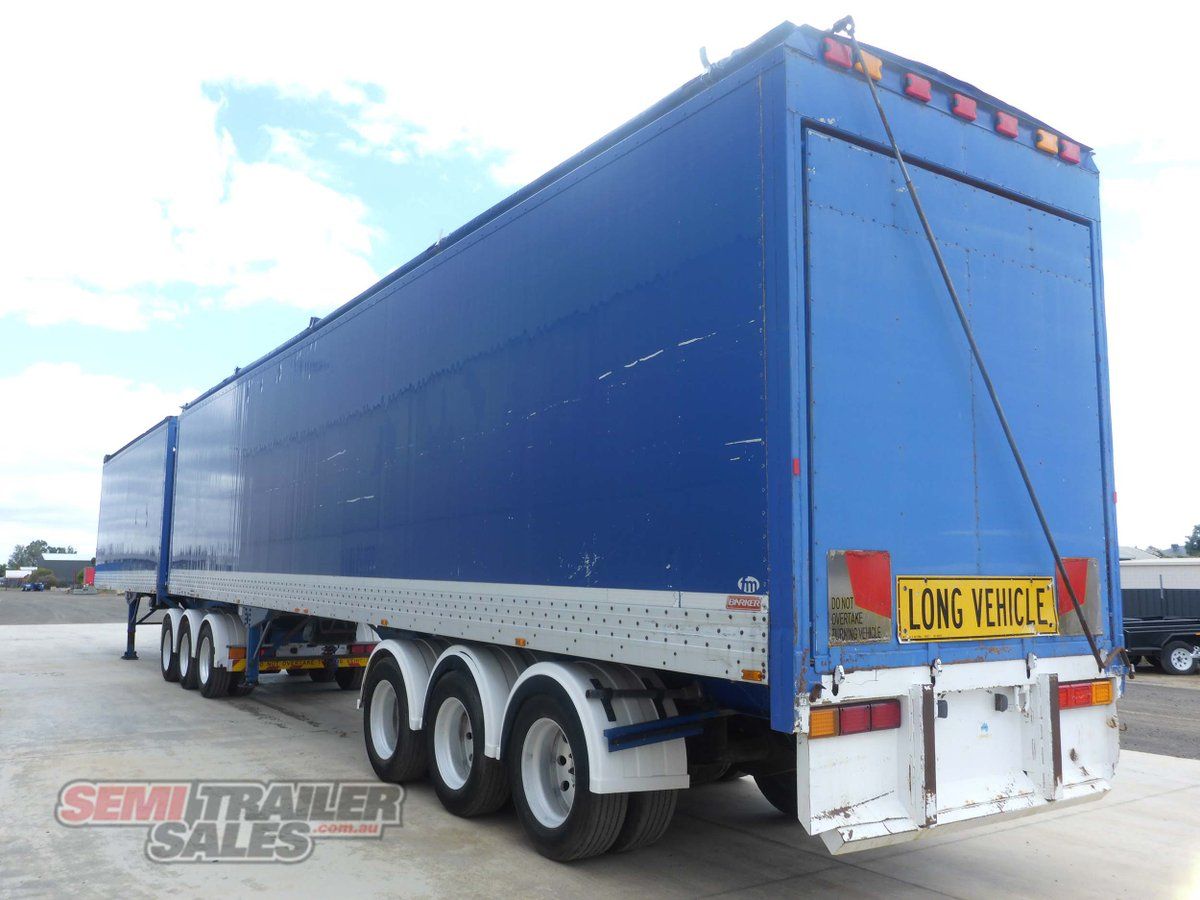 2008 Barker Chip Bin B Double Set Platform Tippers Tipper For Sale At ...