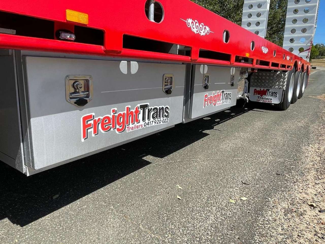 2023 Freighttrans Semi Drop Deck With Bifold Ramps For Sale At $93,500 ...